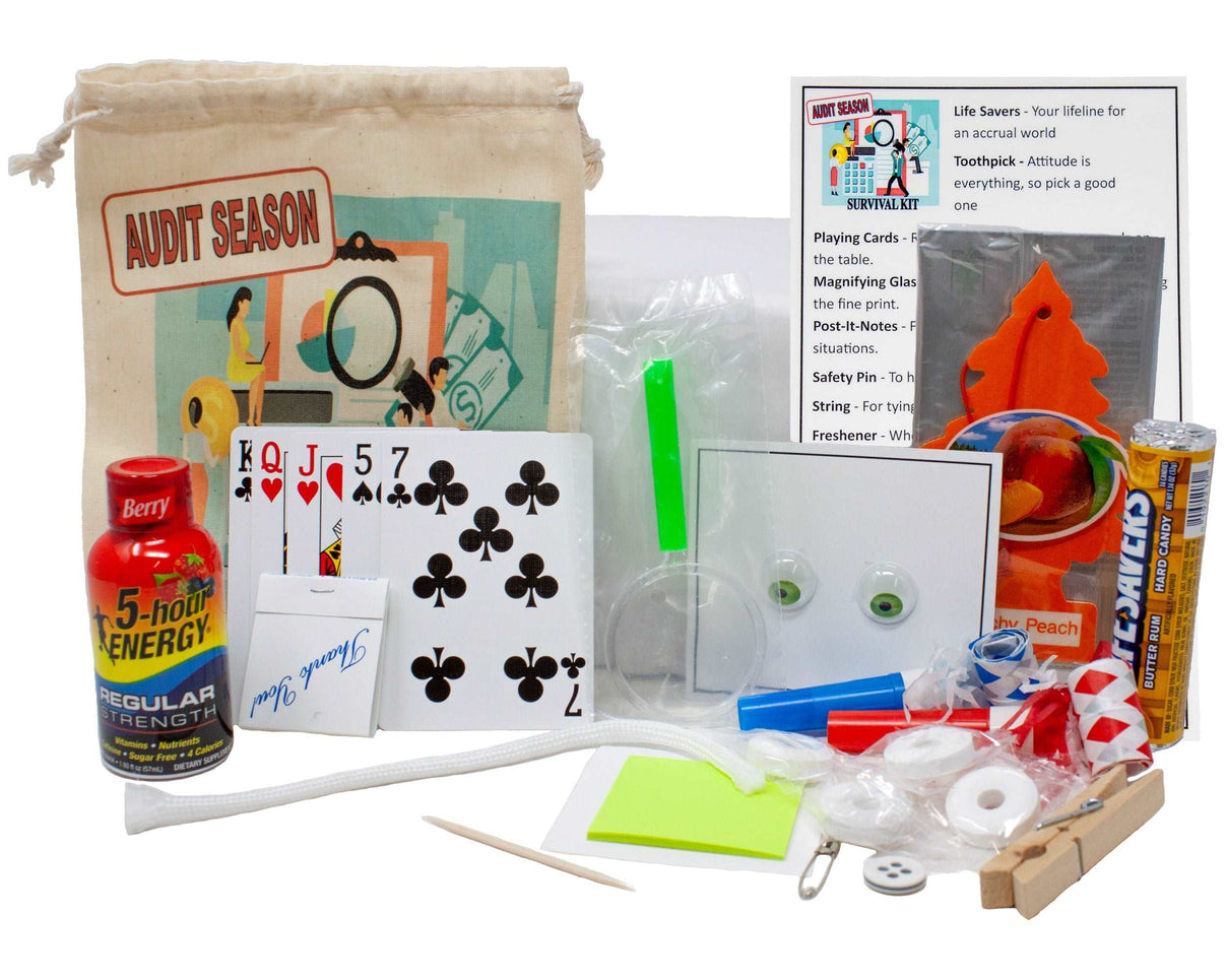 Audit Season Survival Kit | Funny & Unique Gift for Tax Workers ...