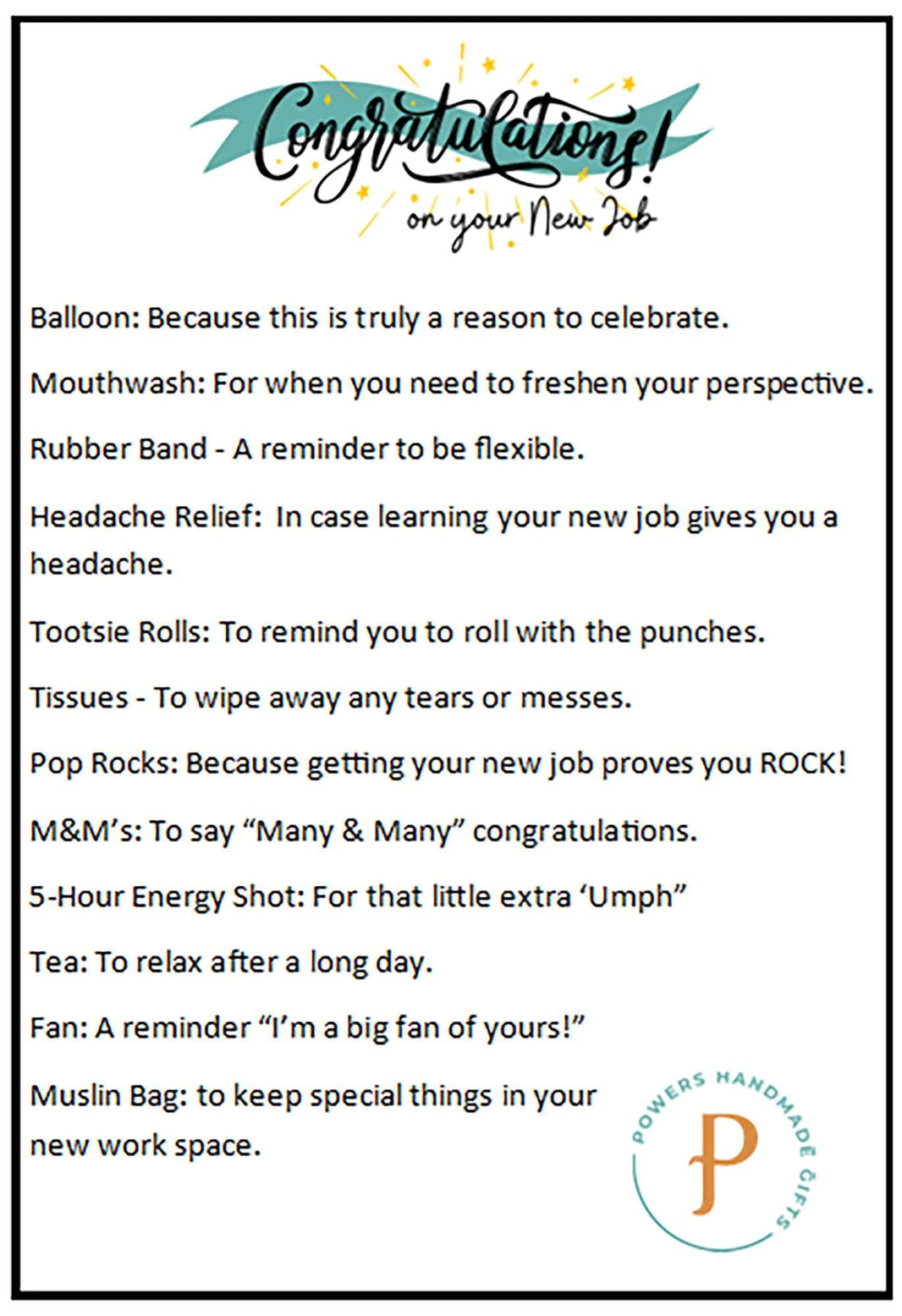 Shop Funny Survival Kits at Powers Handmade Gifts | Powers Handmade Gifts