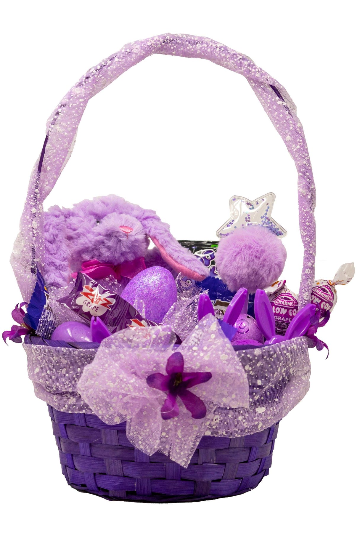 Purple Easter Basket for Kids and Adults | Prefilled Easter Baskets ...